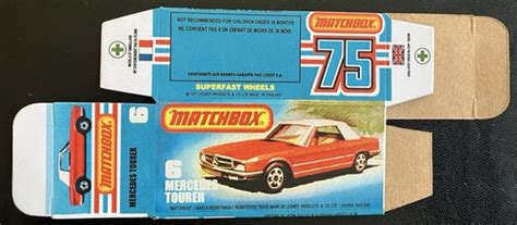 Matchbox Superfast 6 Mercedes Toured ‘77 ‘82 Type L Repro Box Ebay