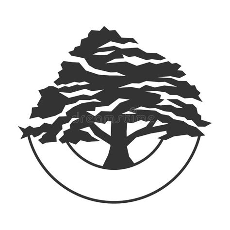 Oak Tree Logo Icon Illustration Brand Identity Stock Vector