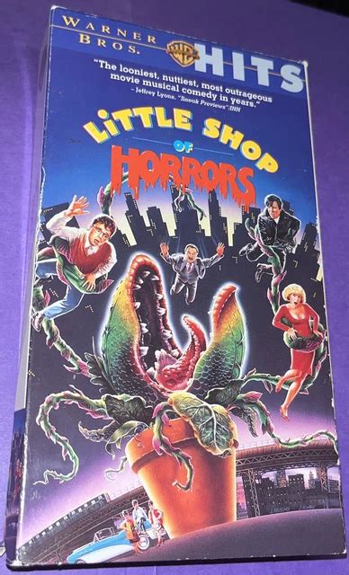 Little Shop Of Horrors Vhs Rick Moranis Horror Movie Film £630