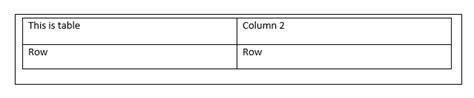 How To Keep Table To Remain Stable On The Page Without Moving Word Office ToDo