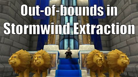 Wow Exploration The Stormwind Extraction World Of Warcraft Bfa Youtube