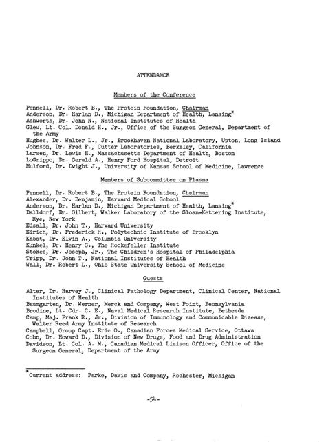 Attendance Colloidal Agents Derived From Blood The National