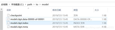 tensorflow path to model model ckpt windows下面 在哪里 model ckpt储存在哪里 csdn博客