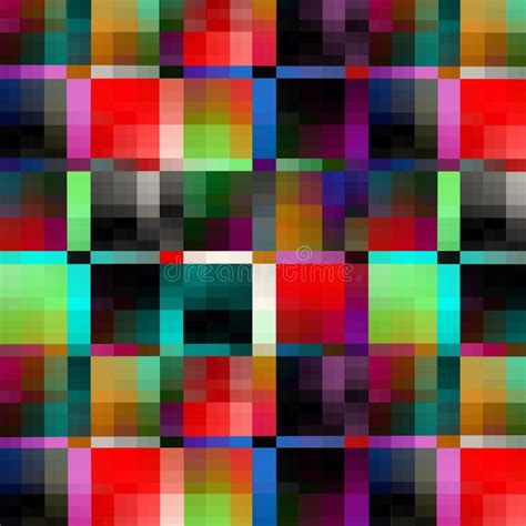 Iridescent And Joyful Abstract Grunge Pattern Stock Illustration