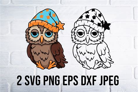 Owl Svg Files For Cricut Funny Owl Clip Graphic By Anny White