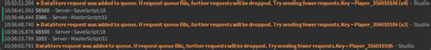 Too Many Data Store Requests Scripting Support Developer Forum Roblox
