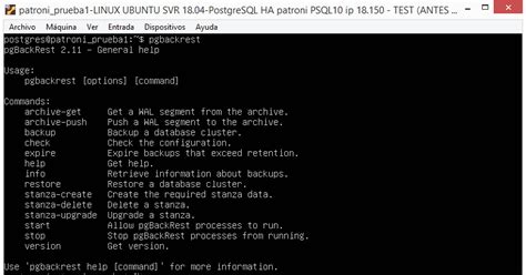Error And Issues With Stanza Create In Master Patroni Cluster · Issue