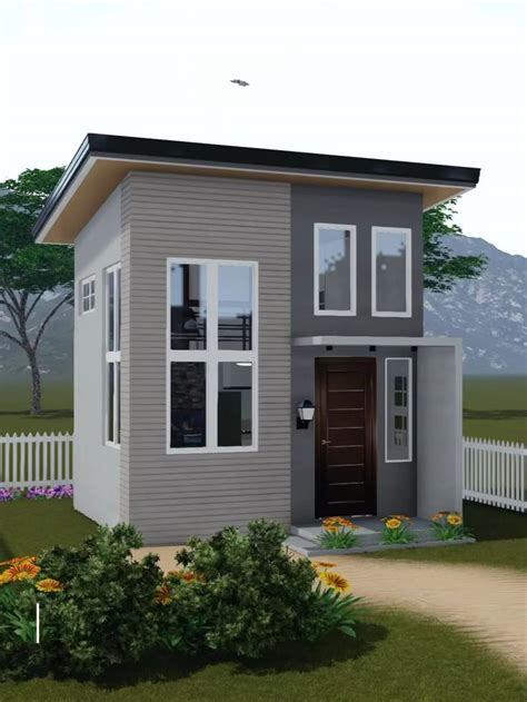 Small Modern Rectangular House Design Ideas