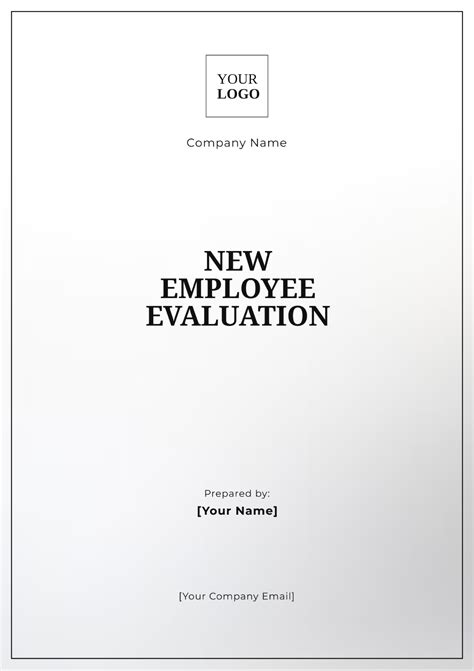 Free Intern Performance Evaluation Template To Edit Online