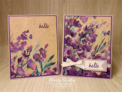 Perennial Lavender Dsp Cards Christys Stamping Spot