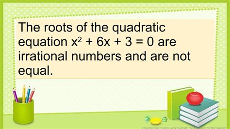 Nature Of The Roots Using Discriminantpptx