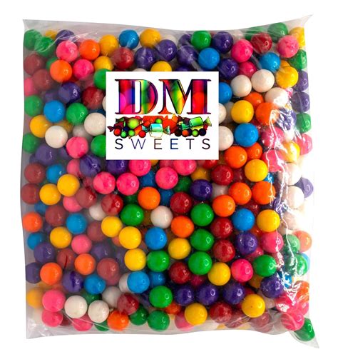 Dm Sweets Assorted Mini Rainbow Gumballs Fresh Delicious
