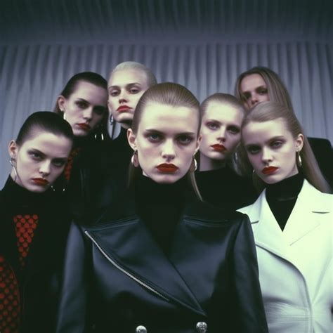 Premium Ai Image Models Showcase Their Models During The Fashion Show