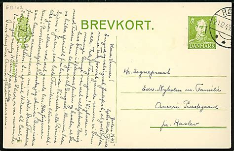 Frede Pedersen Landskab Fra Mols Akvarel På 15 øre Chr X