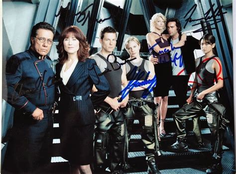 Battlestar Gallactica Cast Signed Photo X7 Edward James Olmos W Coa