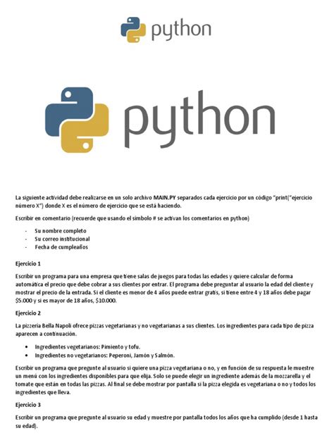 Actividad Python 4 Pdf