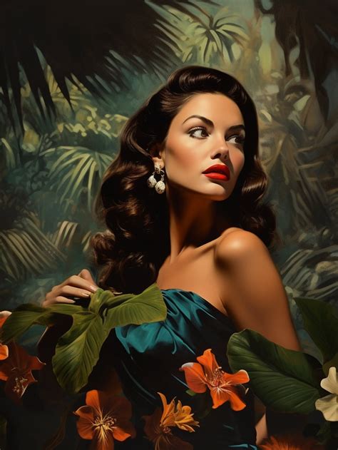 Stephanie Midcentury Mid Century Girl Tretchikoff J H Lynch