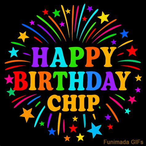 Happy Birthday Chip Fireworks  Download On