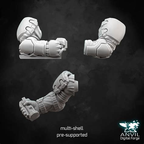 Digital Corporate Security Force Booster Pack Anvil Industry 3d Digital Forge Anvil Industry