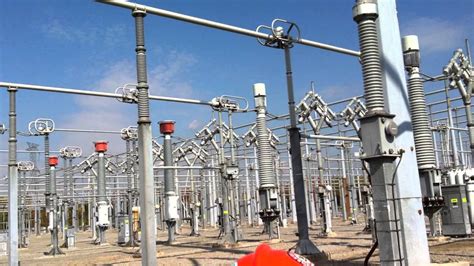 500kv Airblast Breaker And Switch Opening Youtube