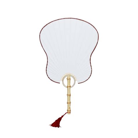 宣纸团扇空白宫扇手绘专用双面可绘竹根扇子工艺竹扇芭蕉椭圆包邮虎窝淘