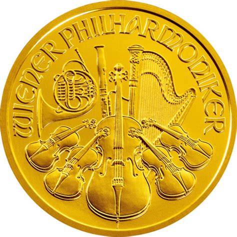 Златна монета Виенска Филхармония 1 oz - от категория Златни монети ...