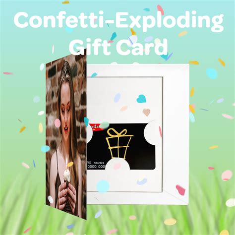 Confetti Exploding T Card Boomf