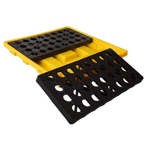 Hdpe Poly Plastic Spill Pallets 55 Gallon Drum Secondary Containment