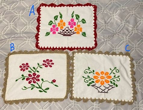 Mantel Bordado Cervilletas Para Tortilla Servilleta De Lino Bordado