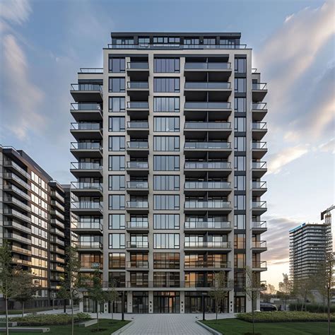 Modern High Rise Condominium With Panoramic Views And Elegant Design