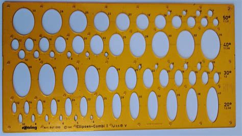 Zeichnungsschablonen Elipsen Rotring Gebraucht In Steg Vs Für Chf 8