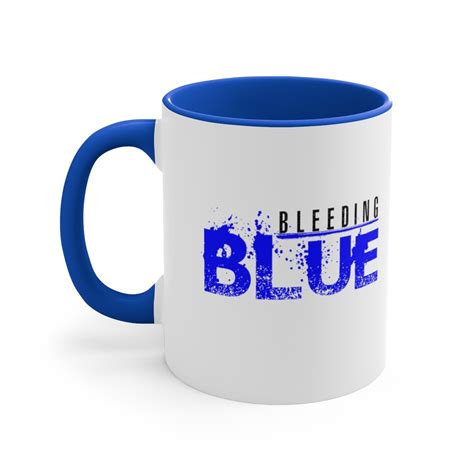Bleeding Blue 11oz Accent Mug The Kevin Jackson Network Shop