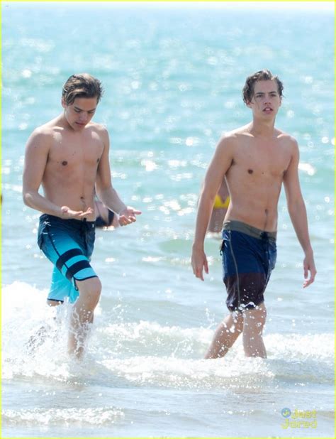 Cole And Dylan Sprouse Hit The Beach During Italian Vacation Photo