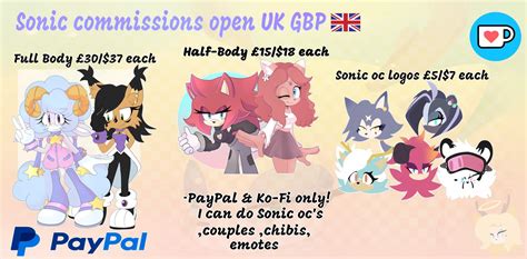 My Sonic Commission Are Open Sonic Artist Central Amino