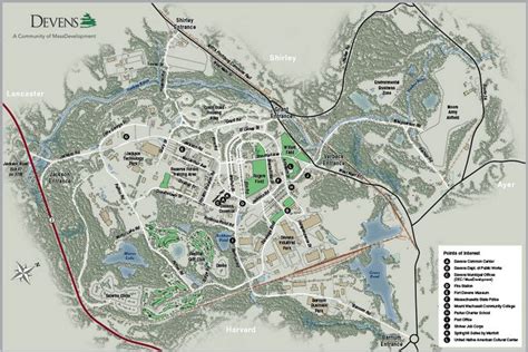 Map Of The Devens Community