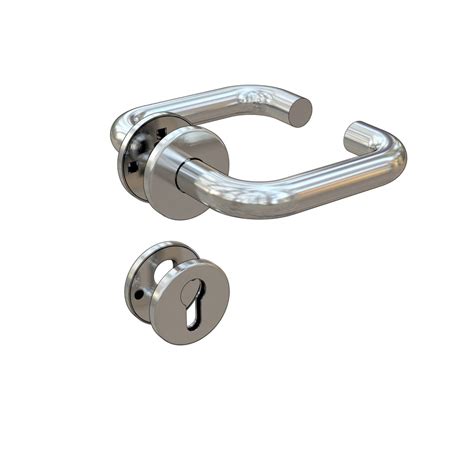 Abloy 60 0319 Sss Round Rose Handles For Use With El560 And El561 Keytrak