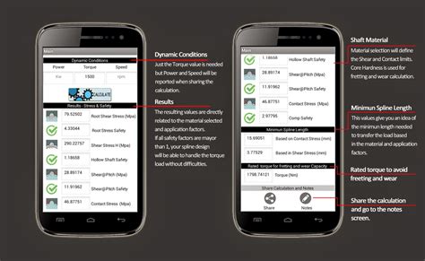 Dav Trocoide Mechanical Design Apps Involute Spline Calculation App