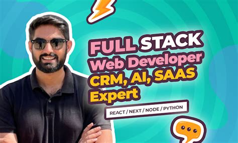 Be A Full Stack Web Developer For Your Ai Saas Web Application With