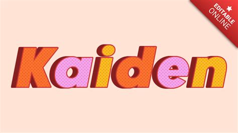 Kaiden Fuente Good Vibes Generador De Efectos De Texto