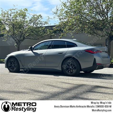 Matte Anthracite Metallic Avery Dennison Metro Restyling