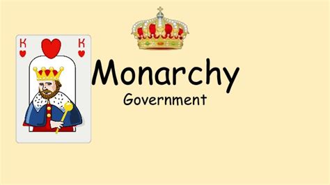 Monarchical Form Of Government An Overview