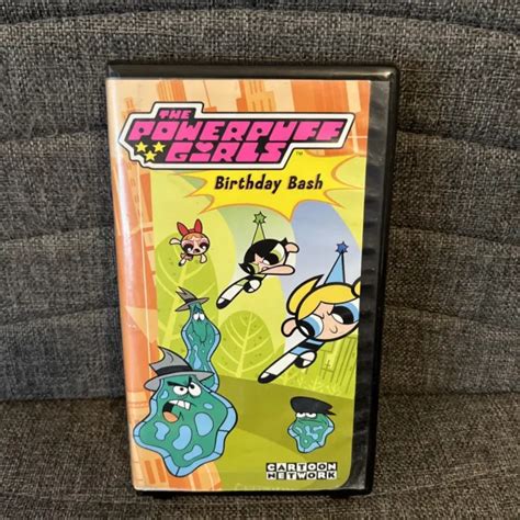 The Powerpuff Girls Birthday Bash Vintage Vhs Clam Shell Tested