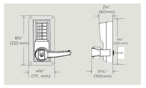 Kaba Simplex Lrp1010 Pushbutton Exit Trim Rhr Doors