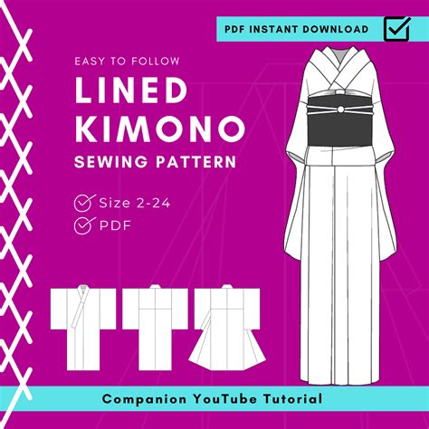 Japanese Kimono Sewing Patterns Complete Collection Of Styles House