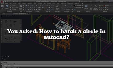 You Asked How To Hatch A Circle In Autocad Caddikt