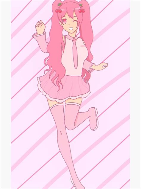 Sakura Miku Poster For Sale By Kosuota Redbubble