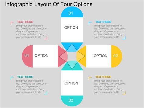 Infographic Layout Of Four Options Powerpoint Templates