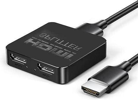 Розгалужувач Hdmi 1 у 2 виходи 4k для двох моніторів підсилювач 1 на