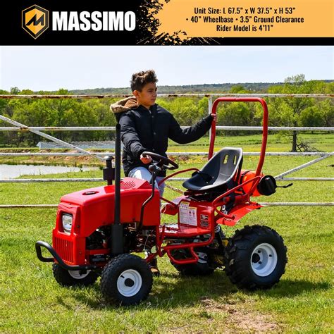 Massimo Mini Tractor Go Kart 110cc