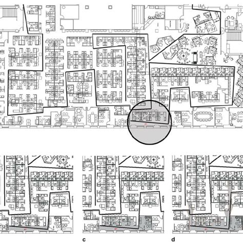 The Techniques Of The Axial Map Analysis A An Axial Map With The